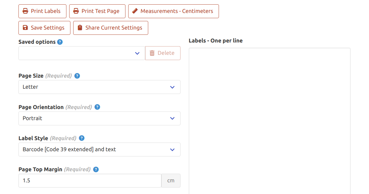 Microcline Label Maker - Generate and Print Custom labels